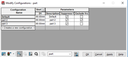 SOILDWORKS CONFIGURATIONS - P CAD CAM Customization private limited
